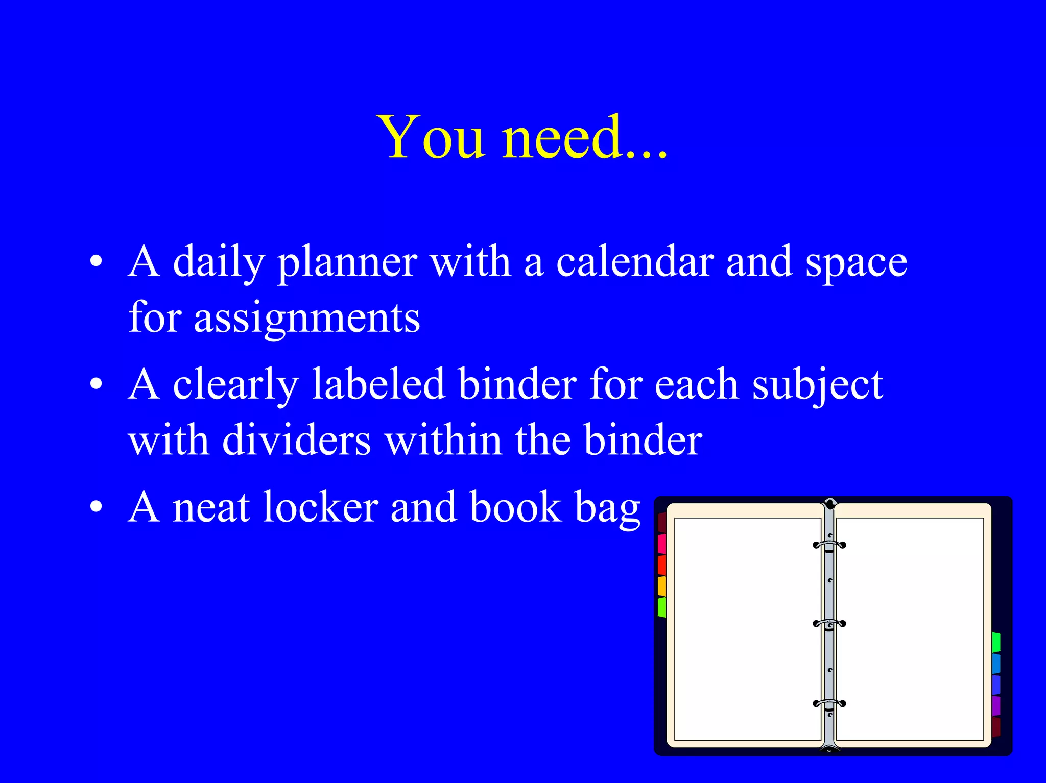 Organizational skills powerpoint | PDF