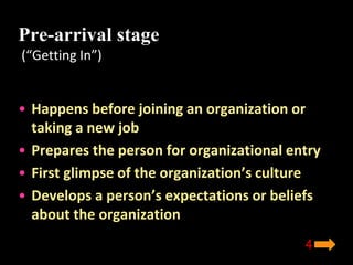 Organizational socialization|Organizational orientation | PPTX