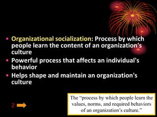 Organizational socialization|Organizational orientation | PPTX