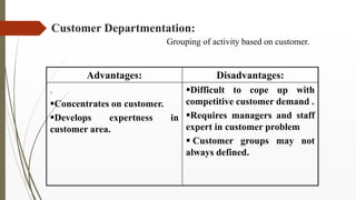 Organizational Structure: Departmentation | PPTX