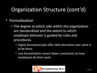 Organizational structure | PPT