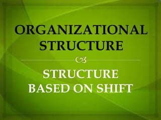 Organizational structure | PPTX