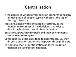 Organizational structure | PPTX