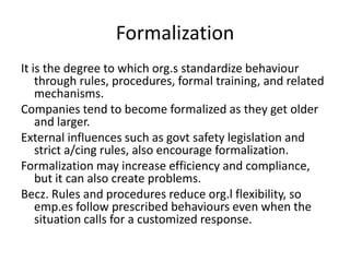 Organizational structure | PPTX