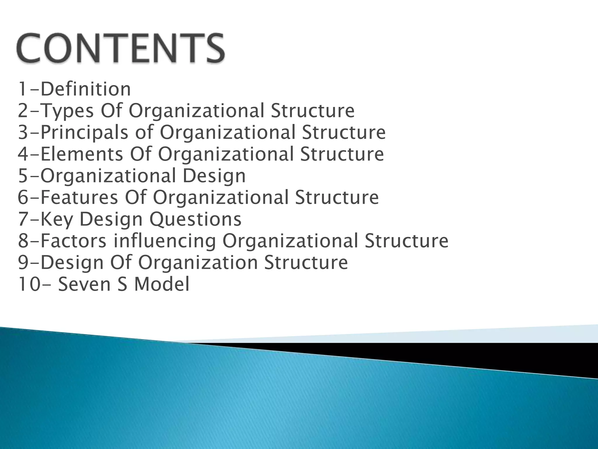 Organizational structure By Vishal Srivastava | PPT