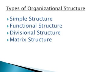 Organizational structure By Vishal Srivastava | PPT