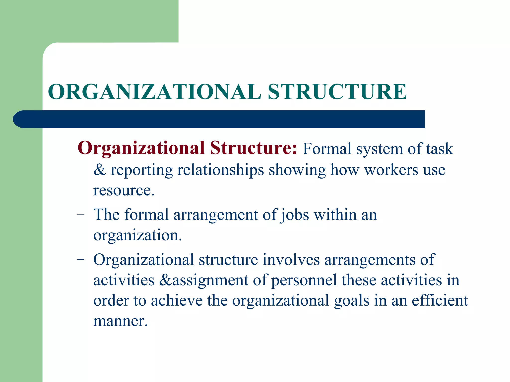 Organizational structure | PPT
