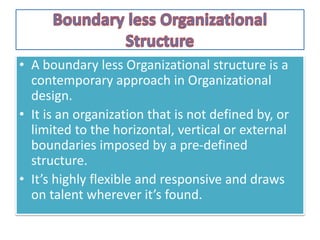 Organizational structure | PPTX
