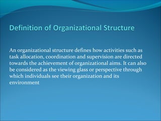 Organizational structure | PPT