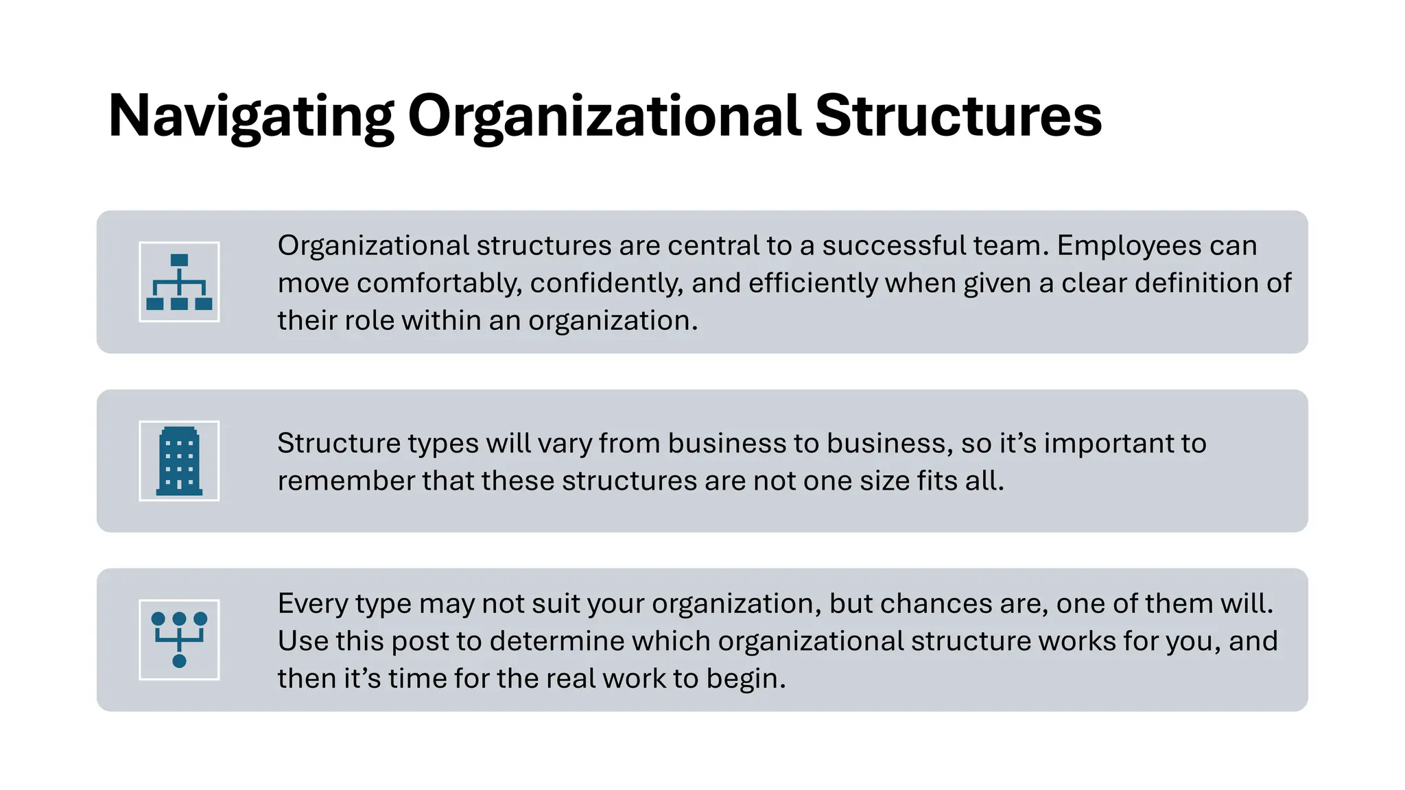 Organizational Structure Running A Successful Business | PDF