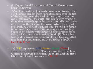 Organizational structure and Church Governance slides | PPTX