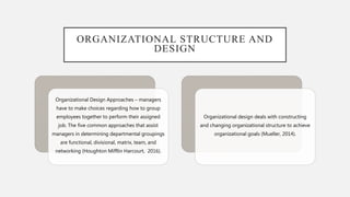 Organizational Structure and Design | PPT