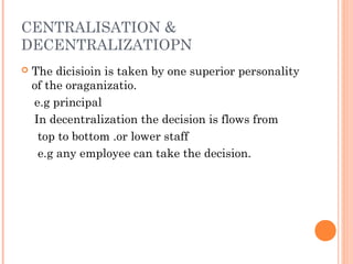 Organizational structure and design and types | PPT
