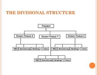 Organizational structure and design and types | PPT