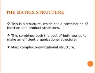 Organizational structure and design and types | PPT