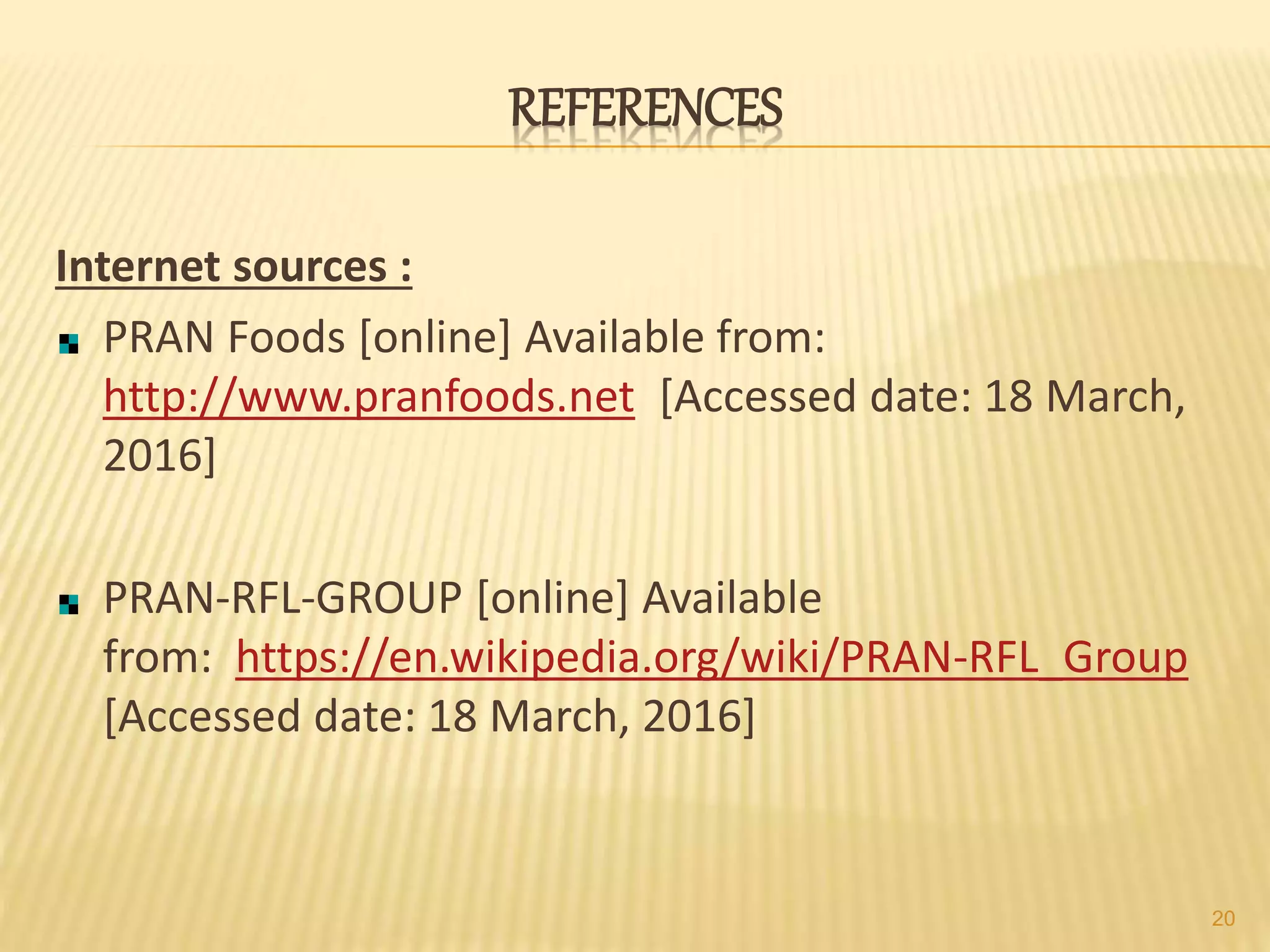 Organizational structure and design of Pran-RFL group | PPTX