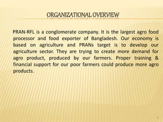 Organizational structure and design of Pran-RFL group | PPTX