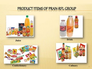 Organizational structure and design of Pran-RFL group | PPTX