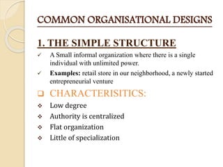 Organizational structure and its environment | PPTX