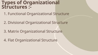 Organizational Structure and process UNIT 2.pptx