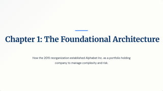 Organizational Structure at Alphabet Inc. | PDF