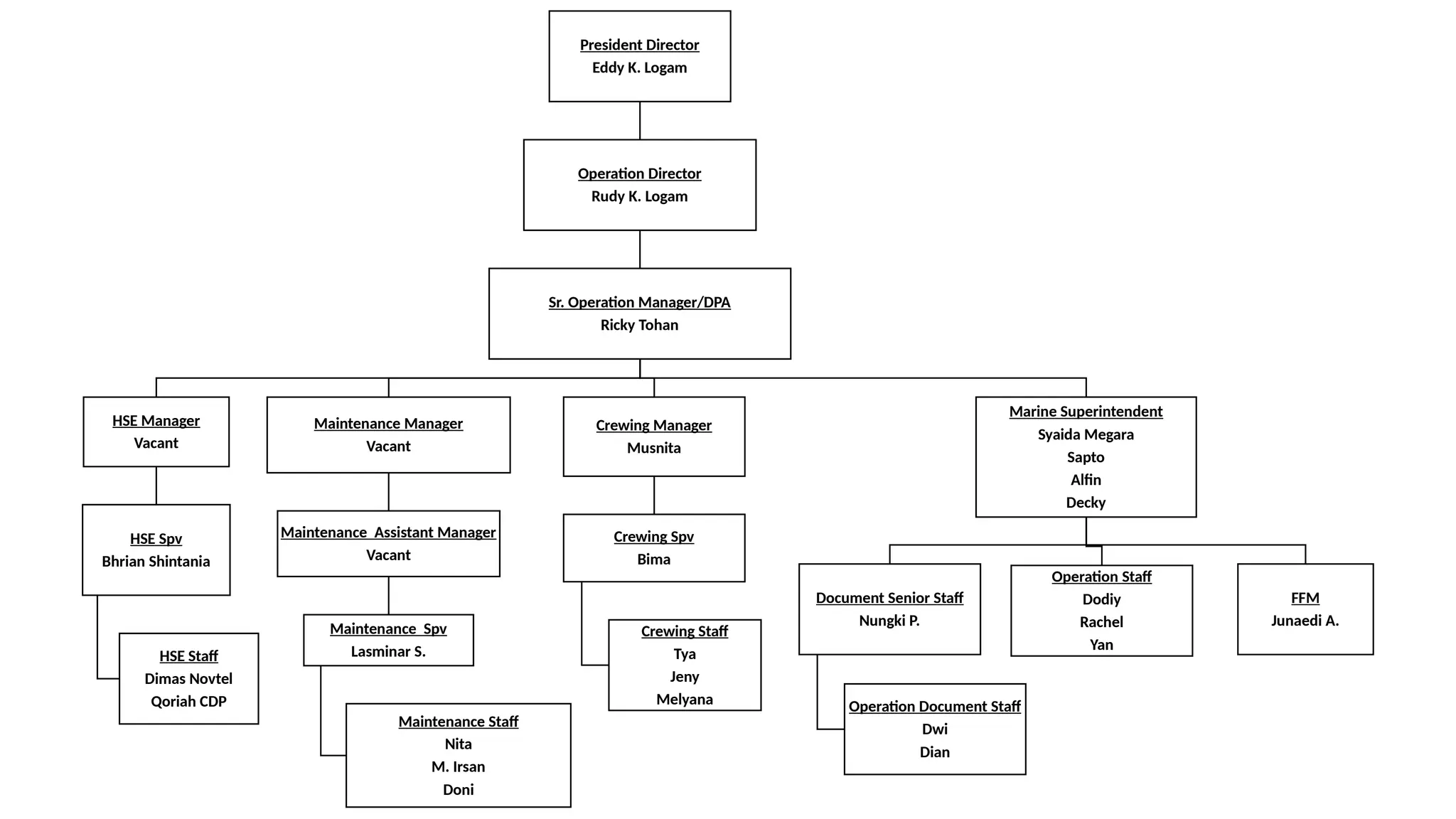 Organizational Structure Chart PTXX.pptx