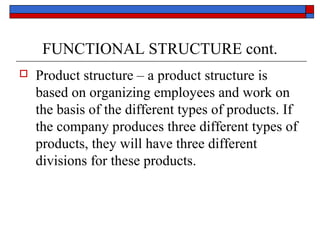 Organizational structure design | PPT