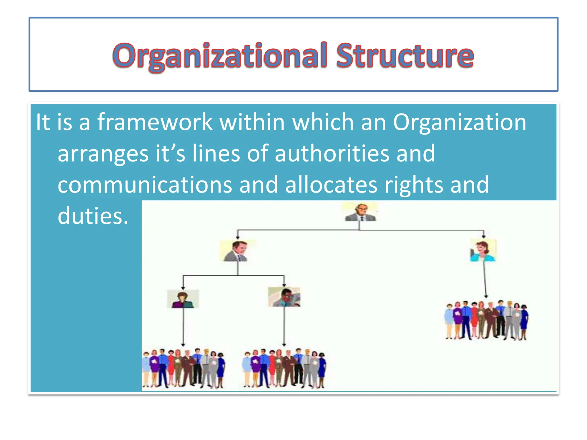 organizational structure in nursing managements | PPTX