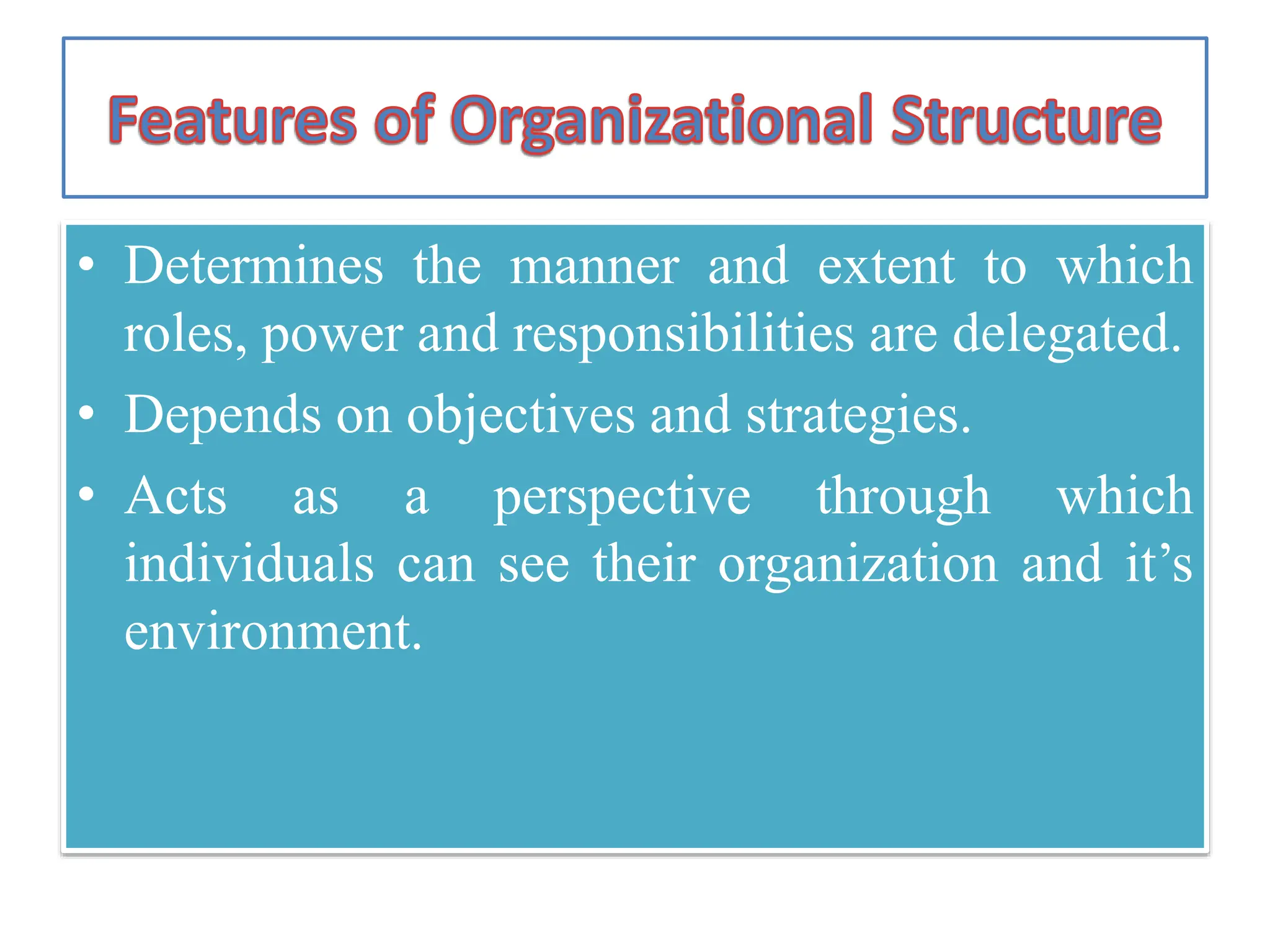 organizational structure in nursing managements | PPTX