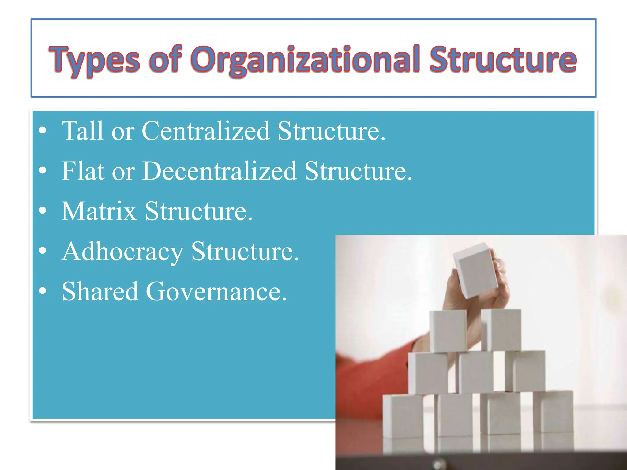 organizational structure in nursing managements | PPTX