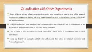 Organizational structure in kitchen | PPTX