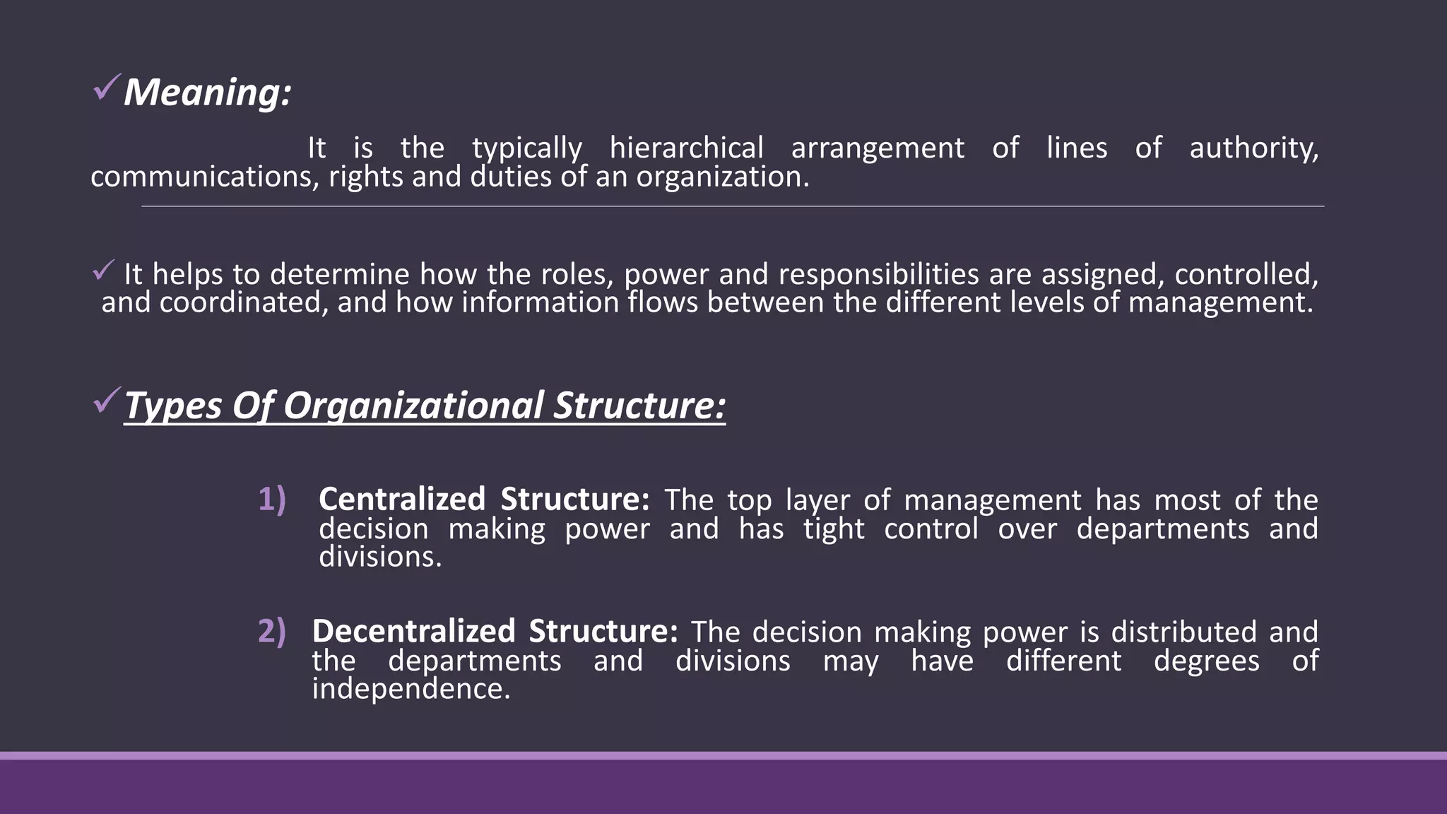 Organizational structure of Adani | PPTX