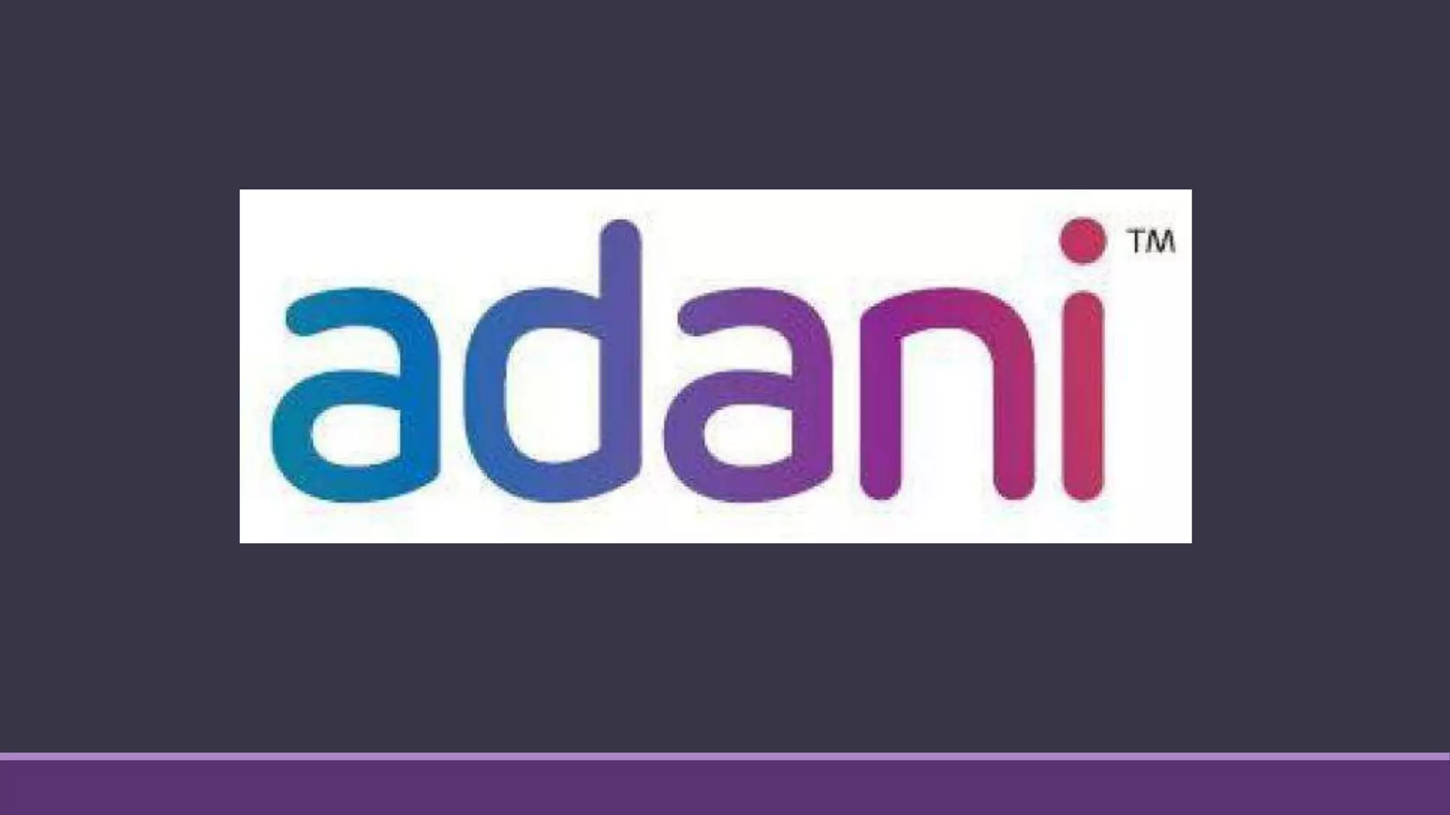Organizational structure of Adani | PPTX