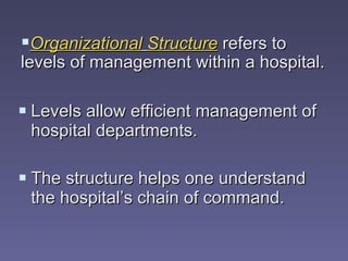 Organizational structure of_a_hospital | PPT
