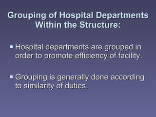 Organizational structure of_a_hospital | PPT