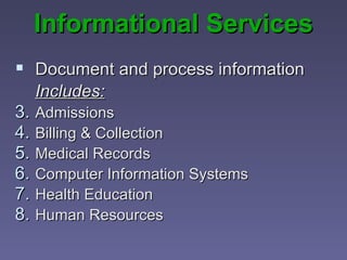 Organizational structure of_a_hospital | PPT