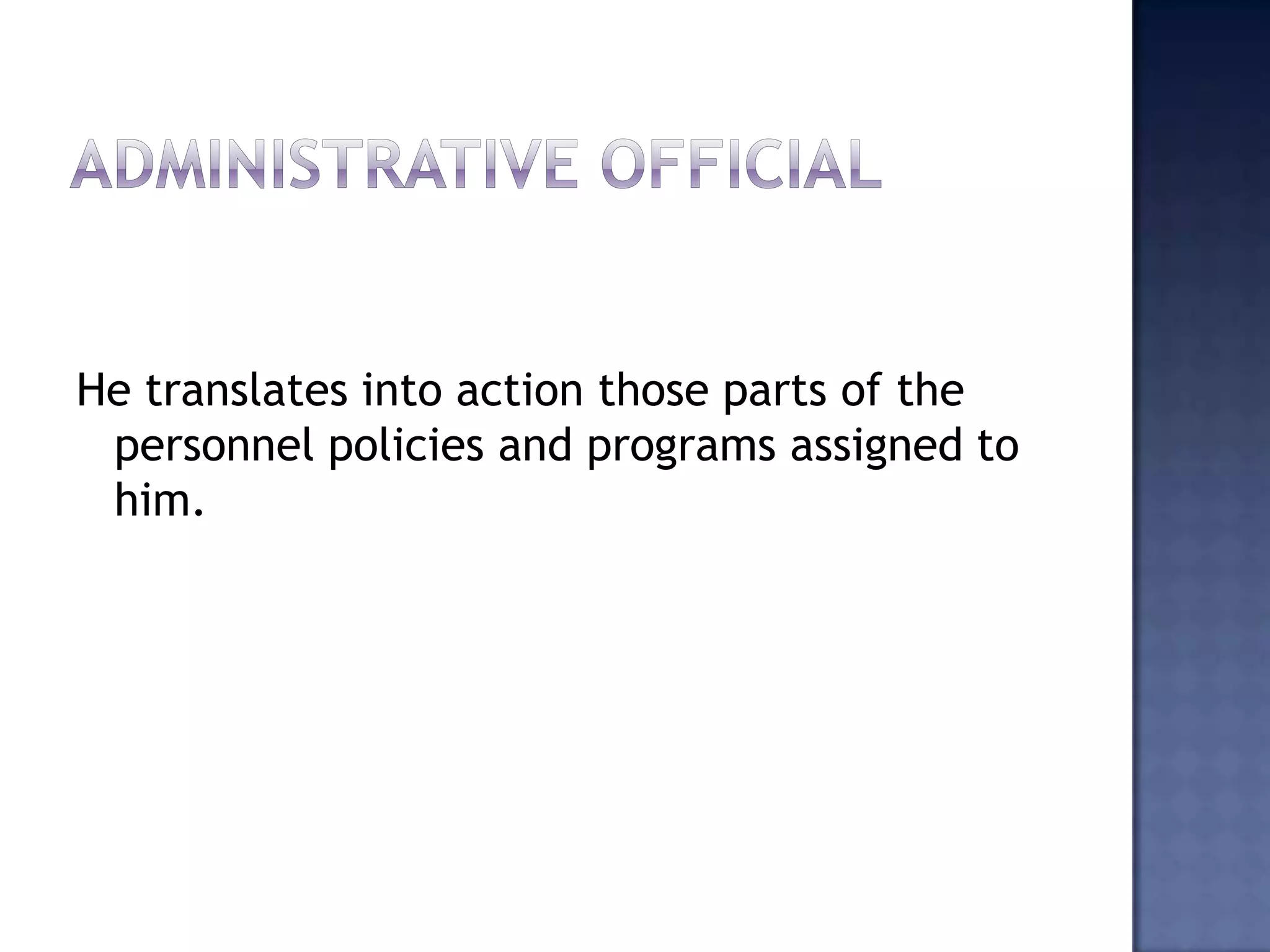 Organizational structure of a human resource department | PPTX