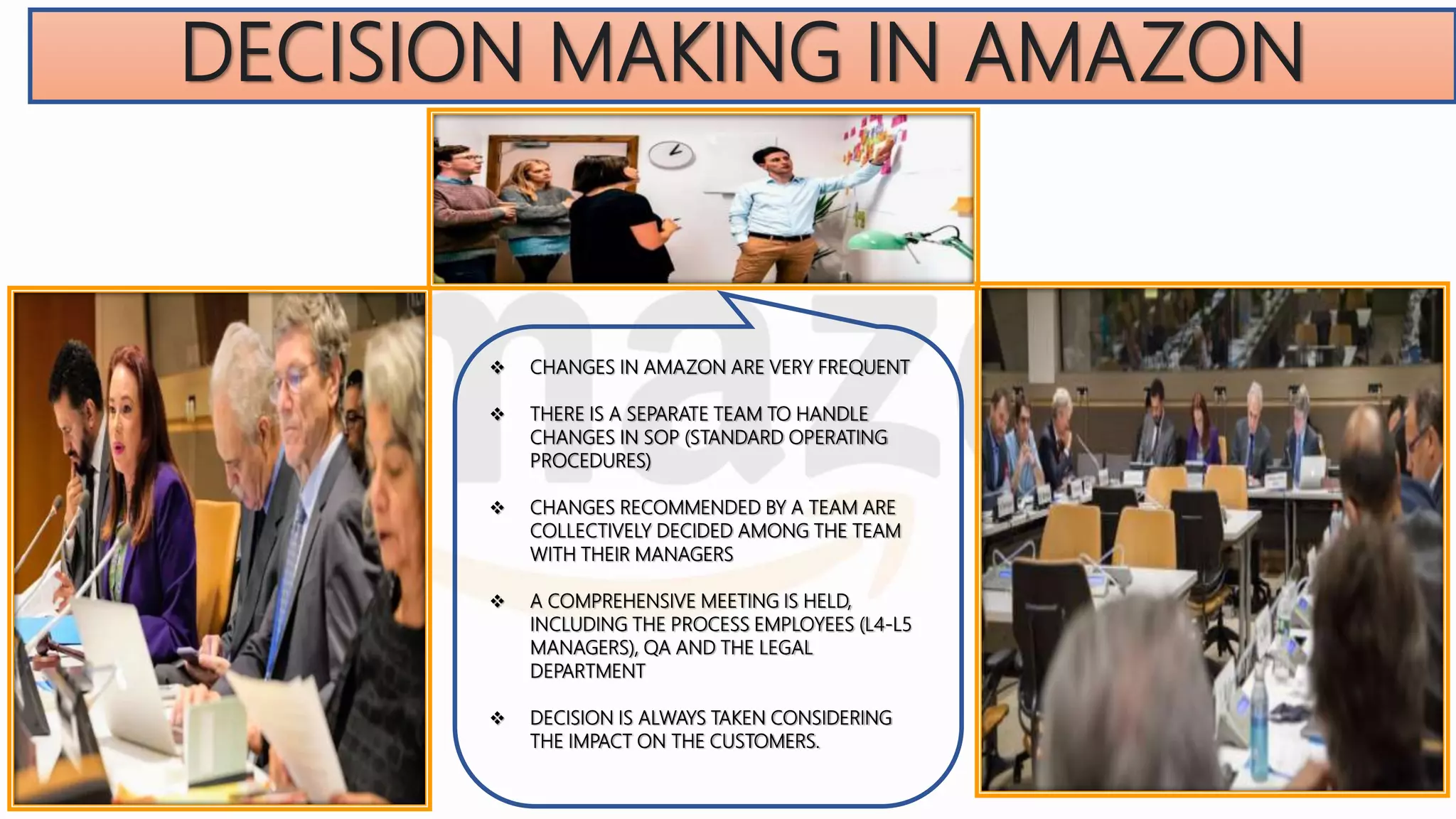 Organizational structure of amazon | PPTX