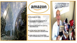 Organizational structure of amazon | PPTX