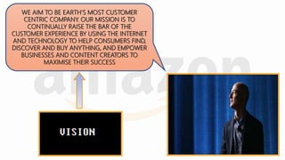 Organizational structure of amazon | PPTX