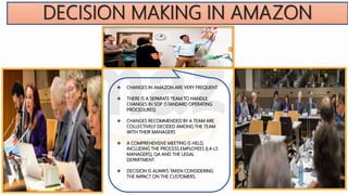 Organizational structure of amazon | PPTX