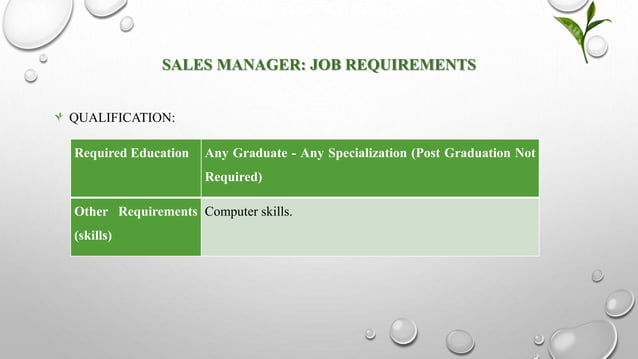 Organizational structure of a tea company | PPTX