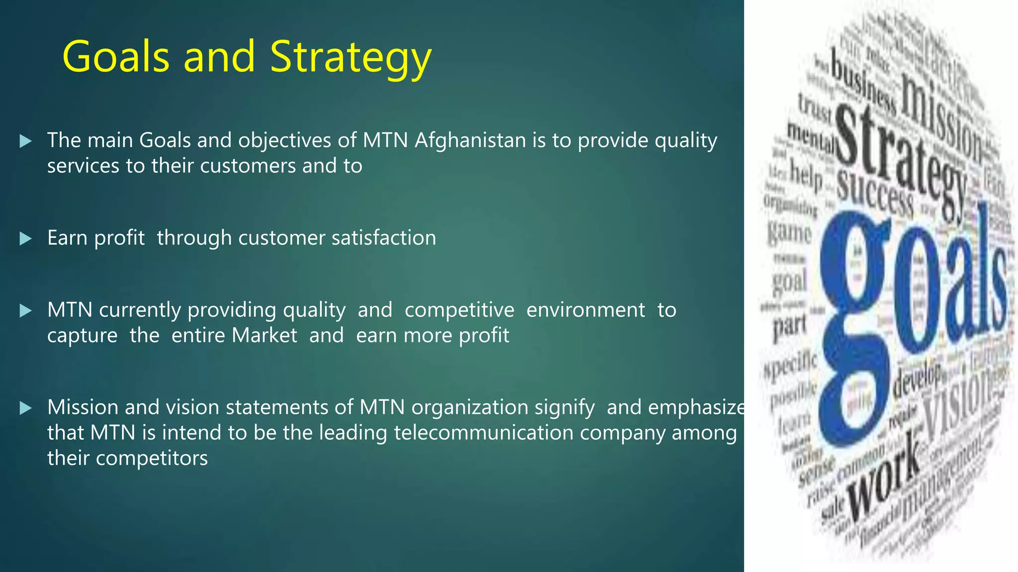 MTN AFGHANISTAN ORGANIZATIONAL STRUCTURE BY ABID MOMAND,Submitted to ...