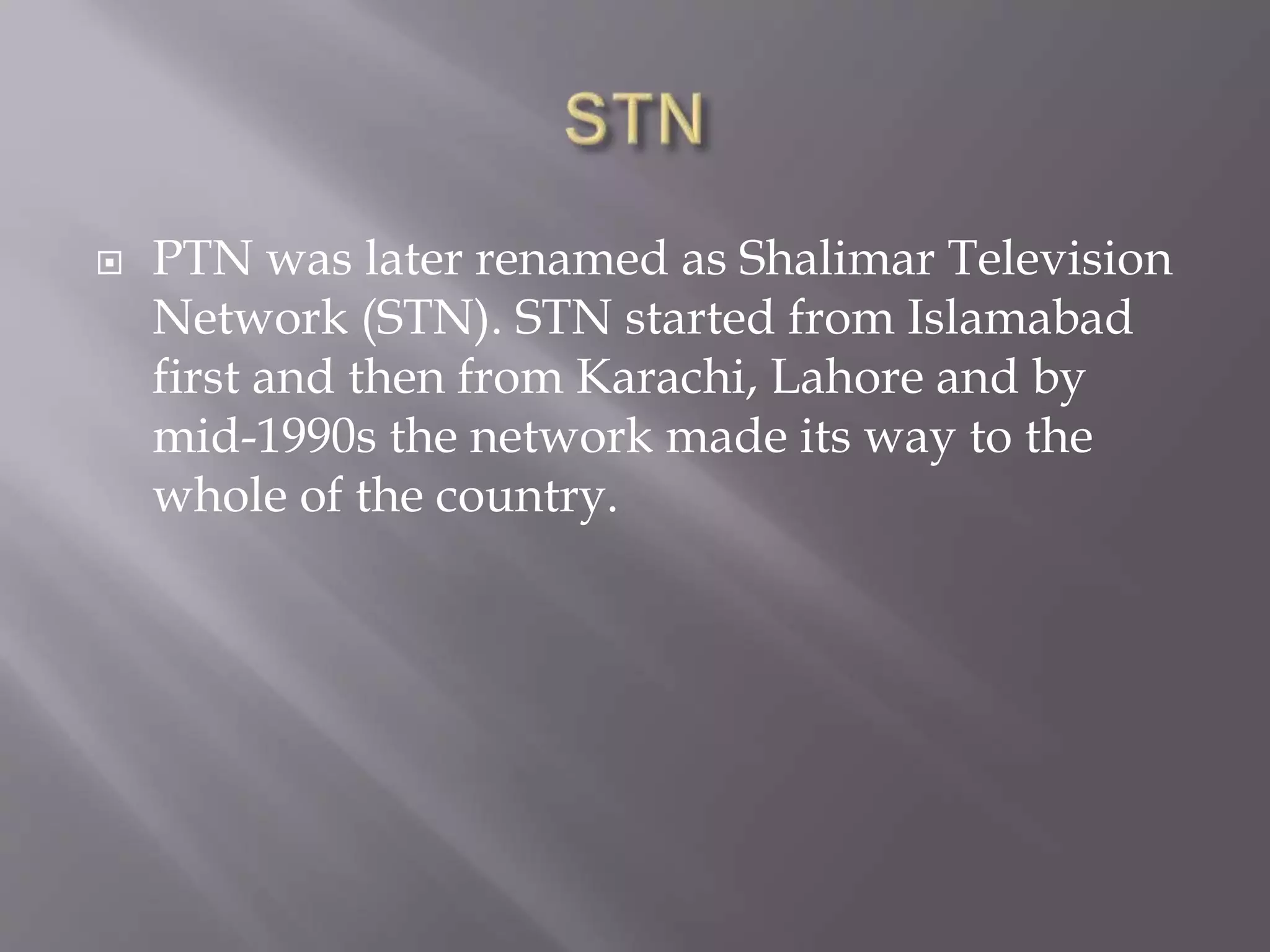Organizational Structure of Television | PPTX