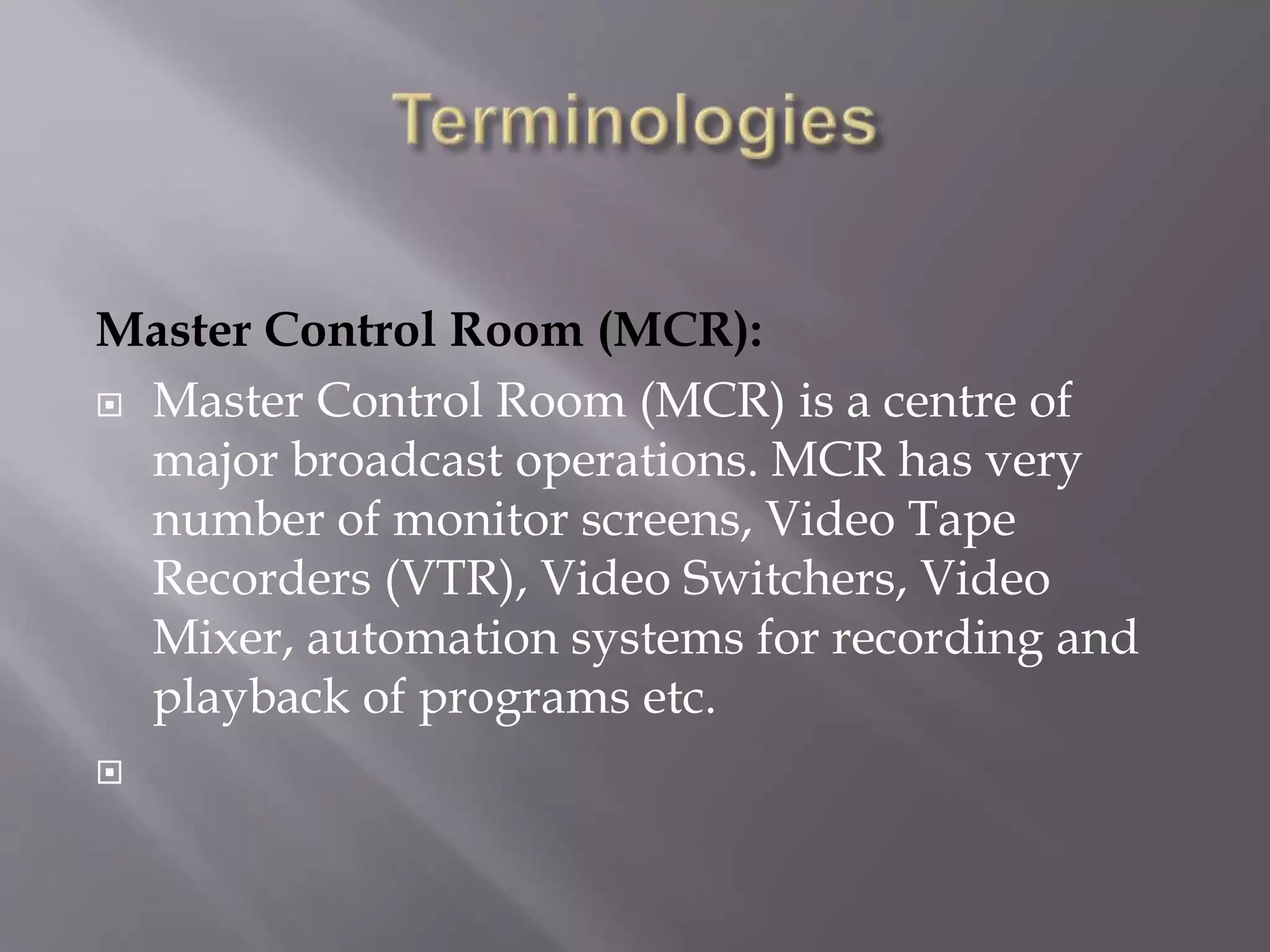 Organizational Structure of Television | PPTX
