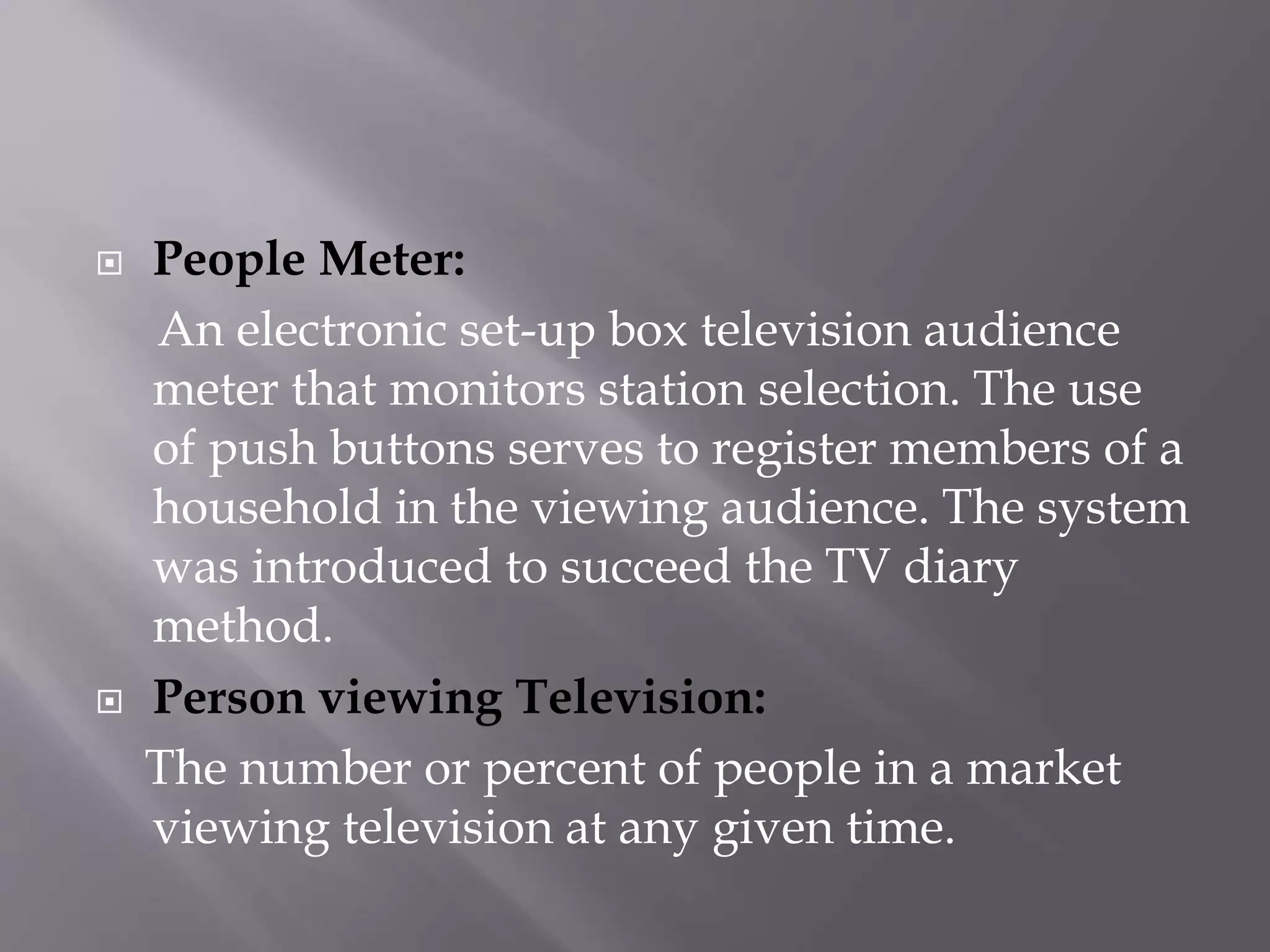 Organizational Structure of Television | PPTX