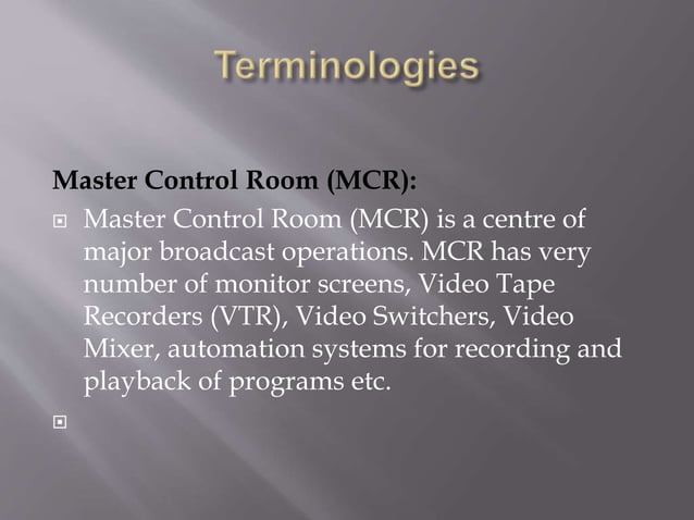 Organizational Structure of Television | PPTX