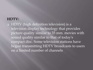 Organizational Structure of Television | PPTX