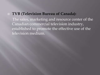 Organizational Structure of Television | PPTX