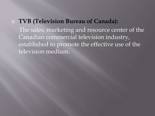 Organizational Structure of Television | PPTX
